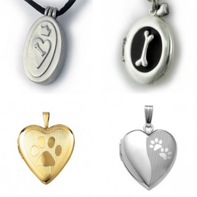 Unique Affordable Pet Memorial Jewelry, Lockets and Urn Vessel Pendants